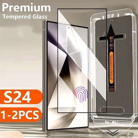 Pçs Protetor De Tela Livre Poeira Para Samsung Galaxy S S Ultra Vidro Temperado Instalar