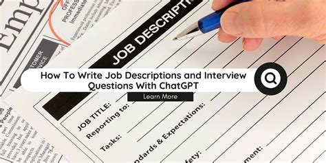 How To Write Job Descriptions And Interview Questions With Chatgpt Skim Ai