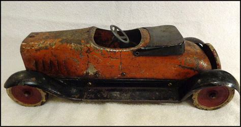 Vintage Structo Stutz Bearcat 1920s Pressed Steel Toy Wind Up Car 15 Runs Great 2007759849