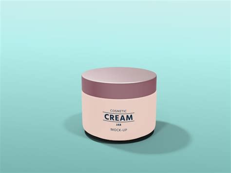 Premium Psd Cosmetic Cream Jar Beauty Mockup