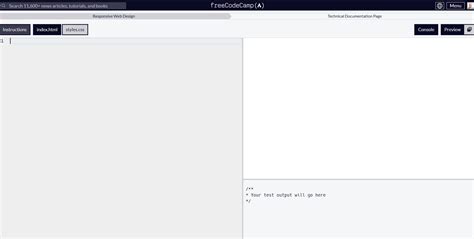 Technical Documentation Project Is Blank Freecodecamp Support The Freecodecamp Forum