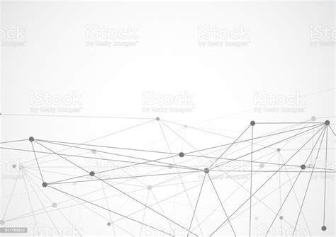 연결 점 들과 라인을 추상화 합니다 연결 과학 배경입니다 벡터 일러스트 레이 션 0명에 대한 스톡 벡터 아트 및 기타 이미지