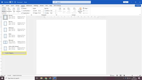 setting margin karya ilmiah yang benar di microsoft word mas amin
