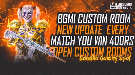 Bgmi Custom Rooms Bgmi Custom Rooms Live 500rs Prize Pool Bgmi
