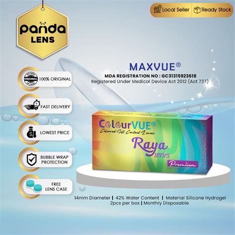 Colourvue Raya Premium Monthly Lens Shopee Malaysia