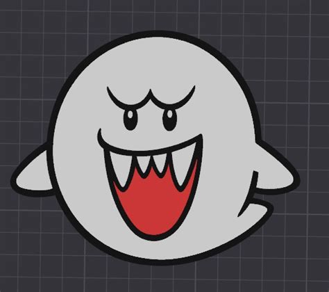 Free Stl File Boo From Super Mario・3d Printable Design To Download・cults