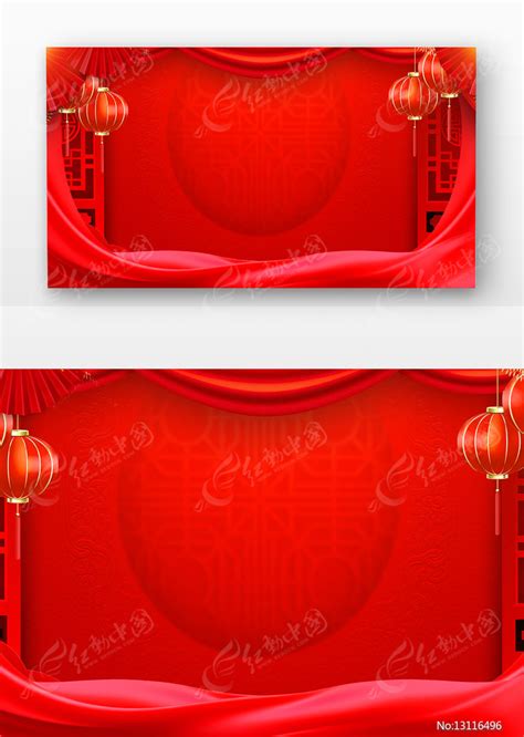 喜庆2024年龙年元旦新春背景板设计图片下载红动中国