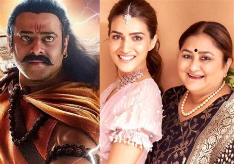 Adipurush Row Kriti Sanons Mother Reacts To The Backlash Received