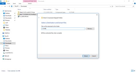 Install PHP On Windows 10