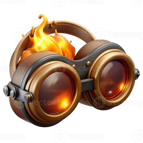 Extraordinary Artistic A Steampunk Goggles With Tinted Lenses An