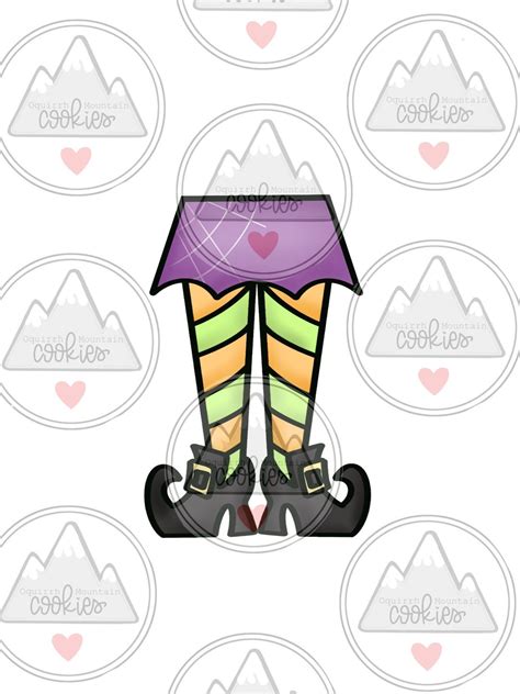 Witchs Legs Cookie Cutter Etsy