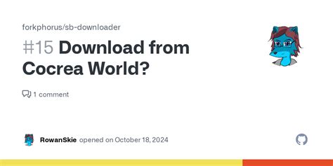 Download From Cocrea World · Issue 15 · Forkphorussb Downloader · Github