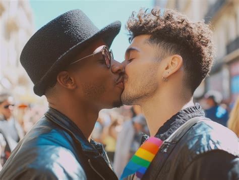 Embracing Diversity A Love Story Premium Ai Generated Image