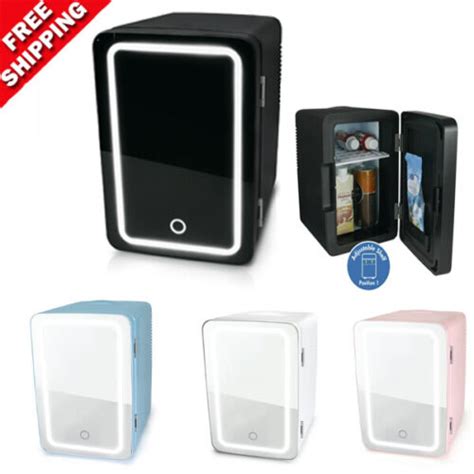 Buy Mini Fridge Small Refrigerator LED Ligh Compact Small Cooler