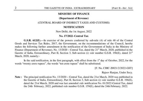 E Invoice Limit Reduced From Inr 20 Cr To Inr 10 Cr Rja