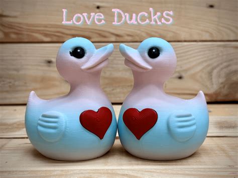 Love Ducks 3d Model By Enique3d On Thangs