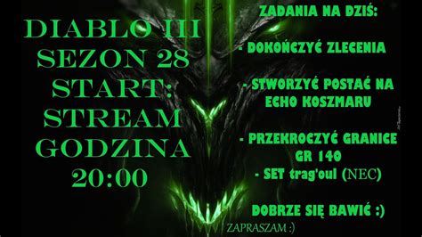 DIABLO III SEZON 28 Kontynuujemy YouTube