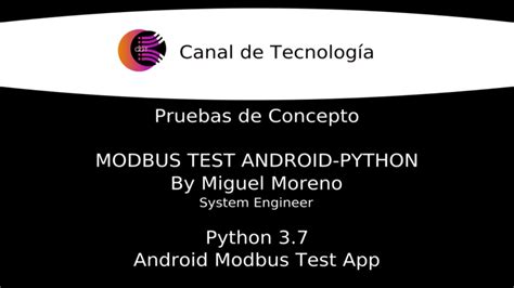 Modbus Test Android Python