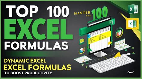 Master The Top 100 Excel Formulas Dynamic Excel Tips Advanced Excel Formulas To Boost Productivity