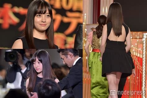 画像17 橋本環奈の美背中に釘付け！大胆デザインの黒ドレスで大人sexyに モデルプレス