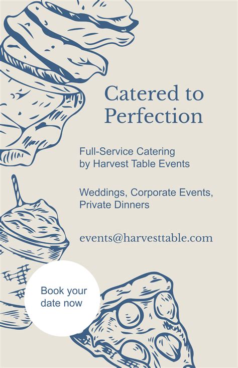 Free Food Poster Templates Editable And Printable