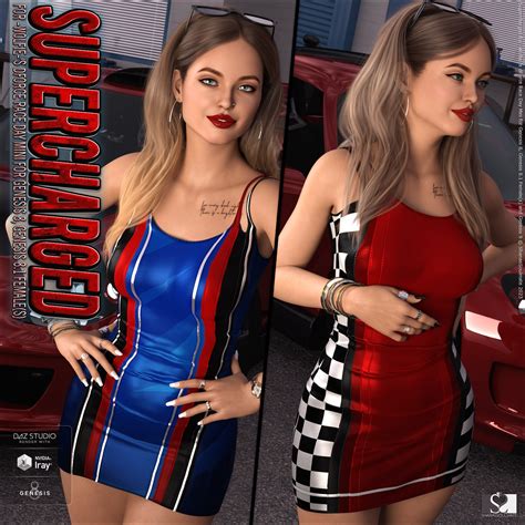 Supercharged For DForce Race Day Mini For Genesis 8 8 1F And G9