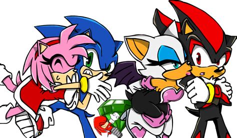 Sonic And Shadow Couples Color By Zerolel On Deviantart