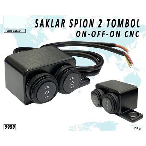 Jual SAKLAR POWER LAMPU SWITCH ON OFF MOTOR LAMPU TEMBAK SOROT MOTOR OUTDOOR LED SWITCH
