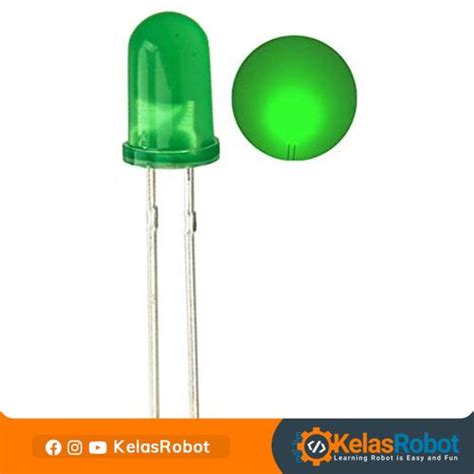 Jual Lampu Led Hijau 5mm Hijau Nyala Hijau 5 Mm Arduino Kab