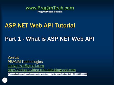 Sql Server Net And C Video Tutorial What Is Asp Net Web Api
