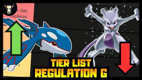 MINHA TIER LIST DE REGULATION G Pokémon VGC Competitivo PKM Scarlet