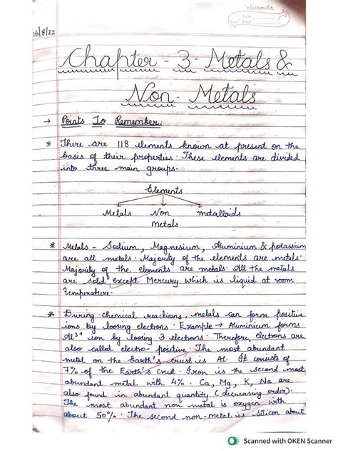 Science Notes Class 10th Ch 2 Pdf