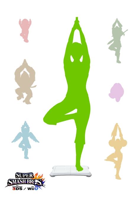 Super Smash Bros For Nintendo 3ds Wii U Wii Fit Trainer