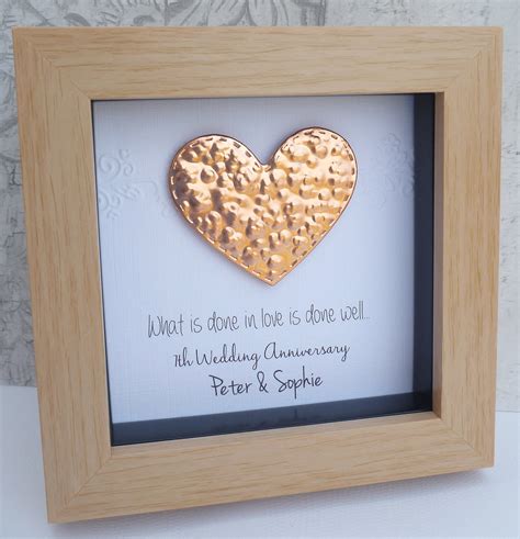 Copper Anniversary T 7th Wedding Anniversary T 7th Etsy