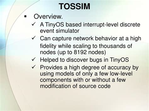 Ppt Sensor Network Simulation Powerpoint Presentation Free Download