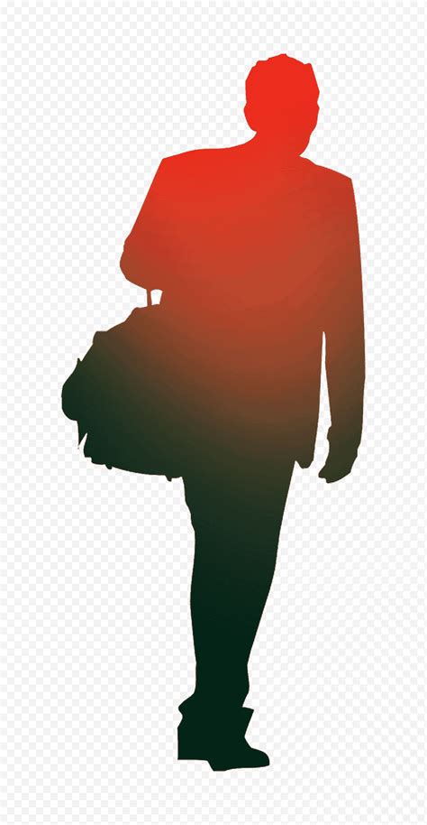 Silueta Humana Hombro Comportamiento Rojo Png Klipartz