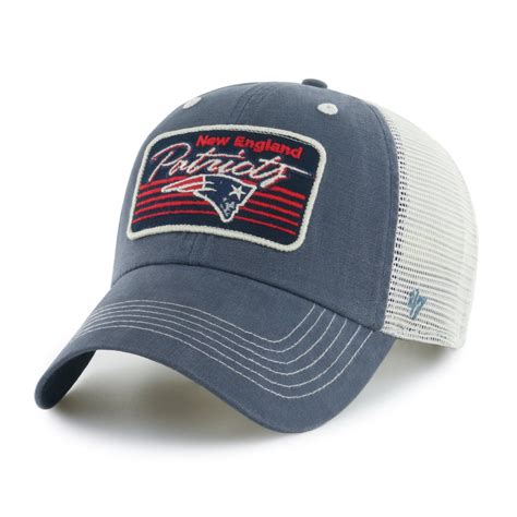 Patriots 47 Five Point Clean Up Hat Pro Football Hall Of Fame