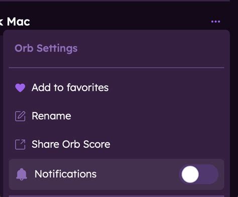 Orb Notifications