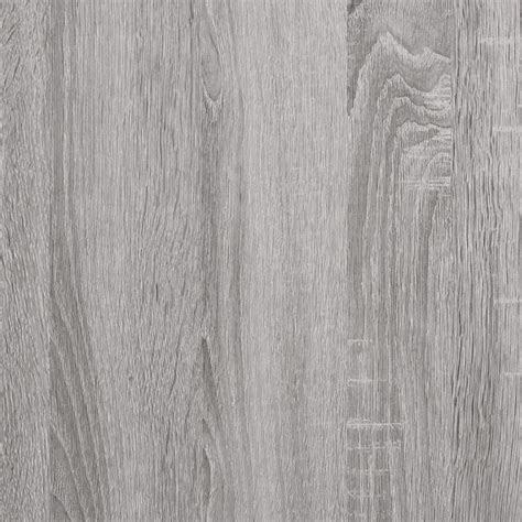 Table De Chevet Sonoma Gris 43x36x60 Cm