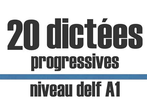 dictée