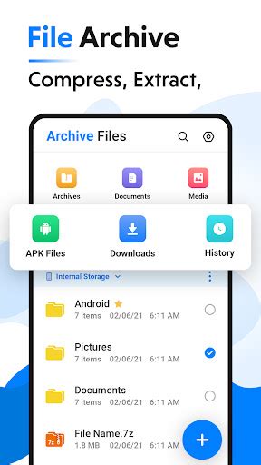 File Archiver Zip Unzip Manage Files Easily