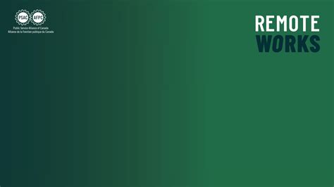 Telework Virtual Assets Public Service Alliance Of Canada