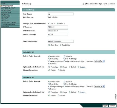 configuring the access point for the first time cisco community