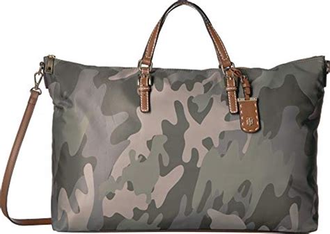 Tommy Hilfiger Womens Julia Camo Weekender Greenmulti One Size