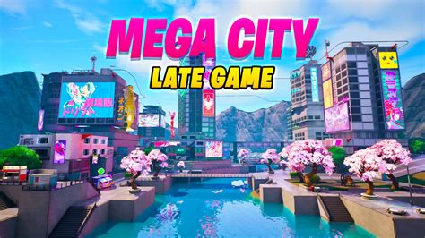 Mega City 🔥 Late Game 7695 2655 3322 By Gridy Fortnite Creative Map