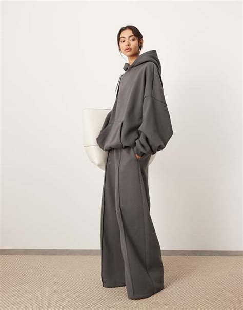 Asos Edition Oversized Joggingpak Van Premium Zware Stof Met Hoodie