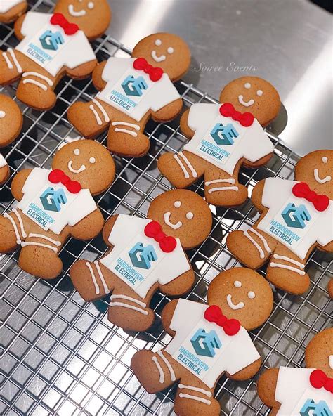 Personalised Corporate Gingerbread Men Soiree