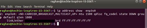 Ip Command In Linux With Examples Geeksforgeeks