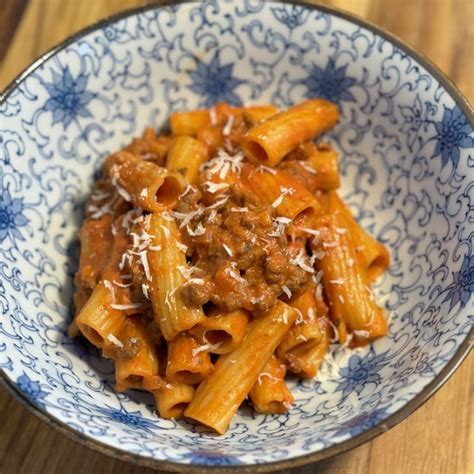 Creamy Beef Rigatoni The Twisted Chef