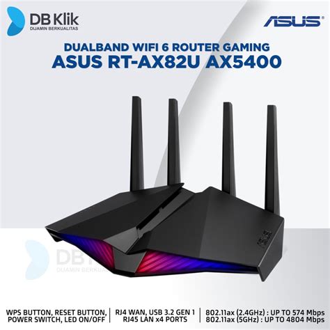 Jual Router Gaming ASUS RT AX82U AX5400 DualBand WiFi 6 Router Asus RTAX82U Shopee Indonesia